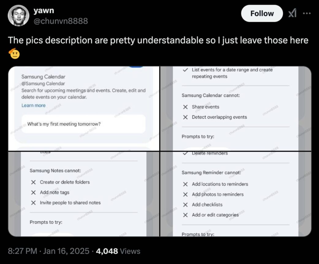 Here's what you can do with Gemini extensions for Samsung apps on the ...