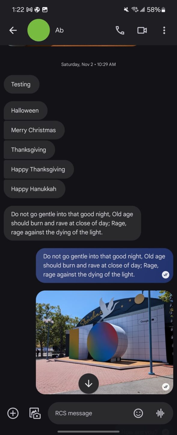 Google Messages' redesigned read receipts receive a readability refinement