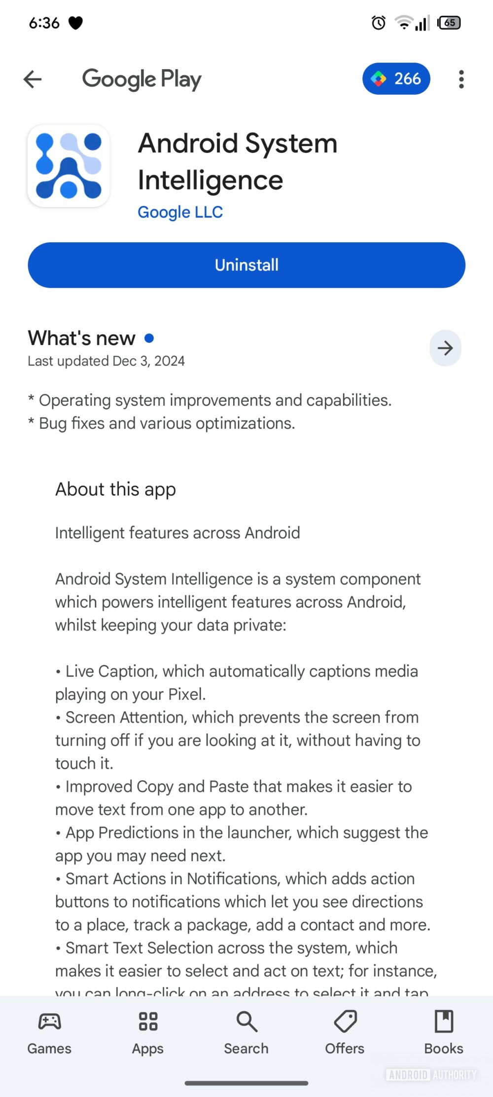 Google Play Store tests minimal app listings for some system apps