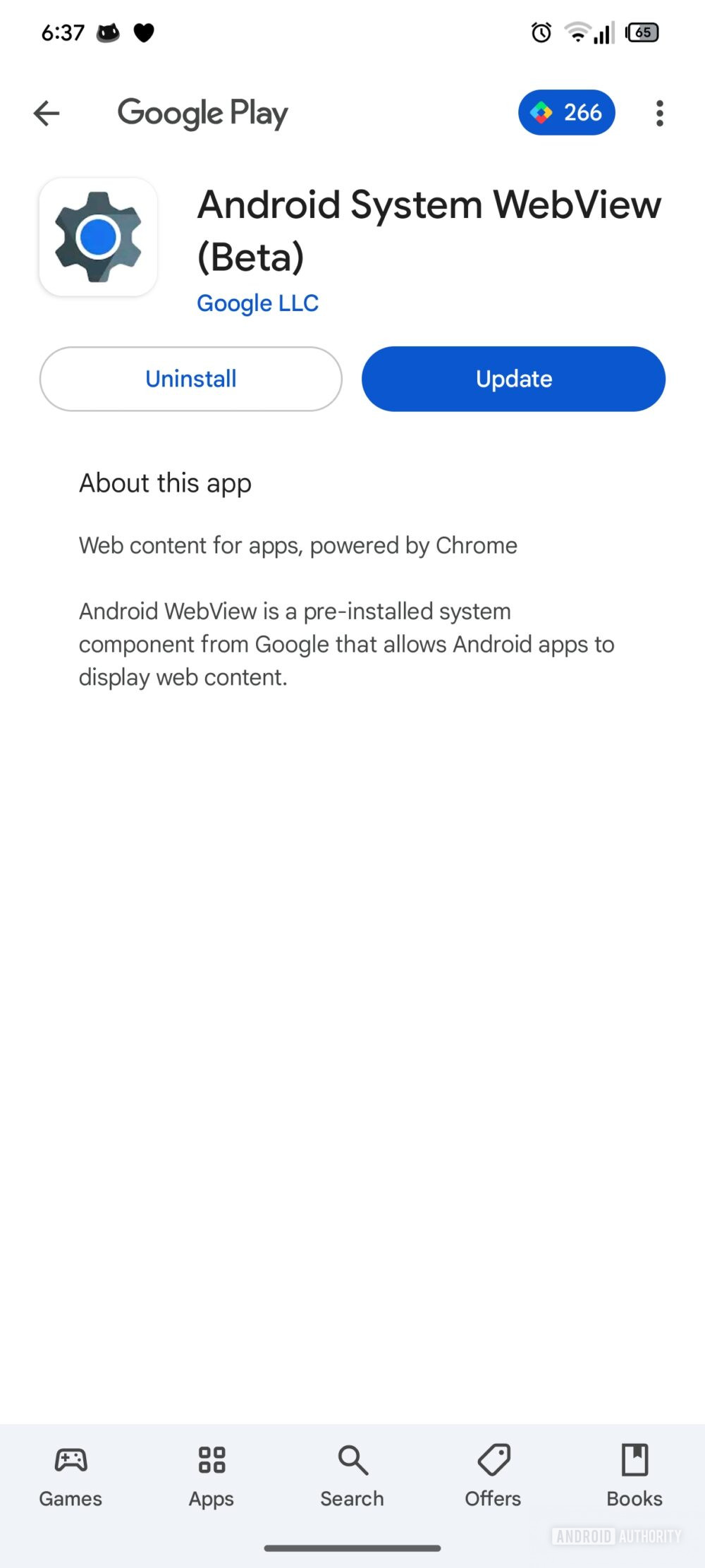 Google Play Store tests minimal app listings for some system apps