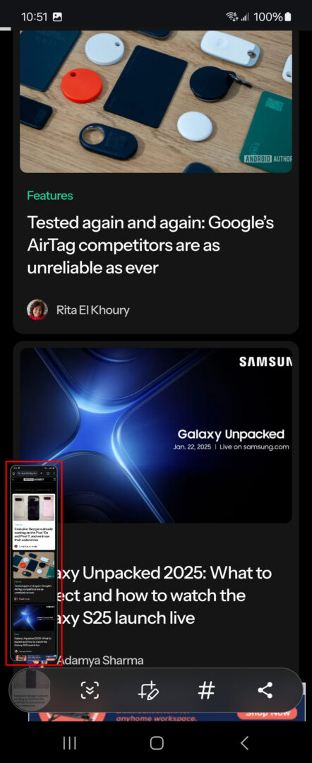 How to take a screenshot on the Samsung Galaxy S25 phones - Android ...