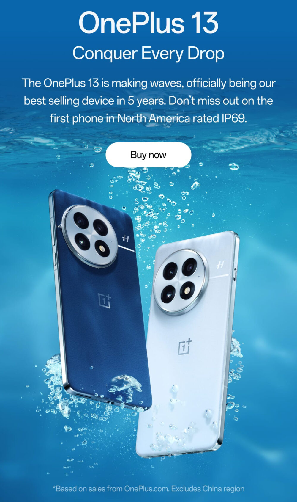 The OnePlus 13 is a best-seller and all it took was a proper IP rating