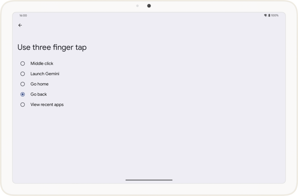 Android may soon let you customize your touchpad's three-tap gesture ...
