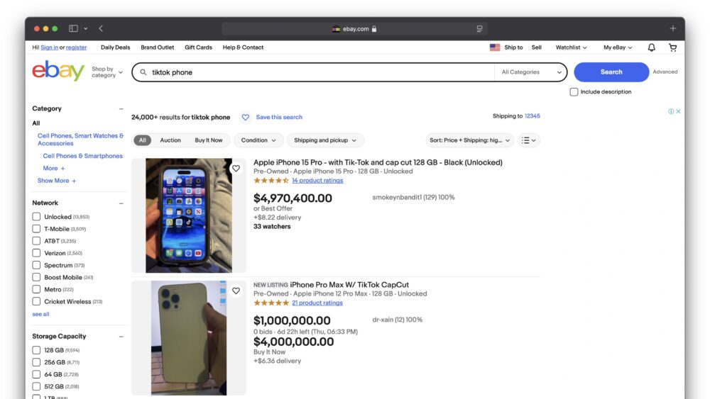 Got TikTok on your phone? You might be able to sell it for top dollar ...
