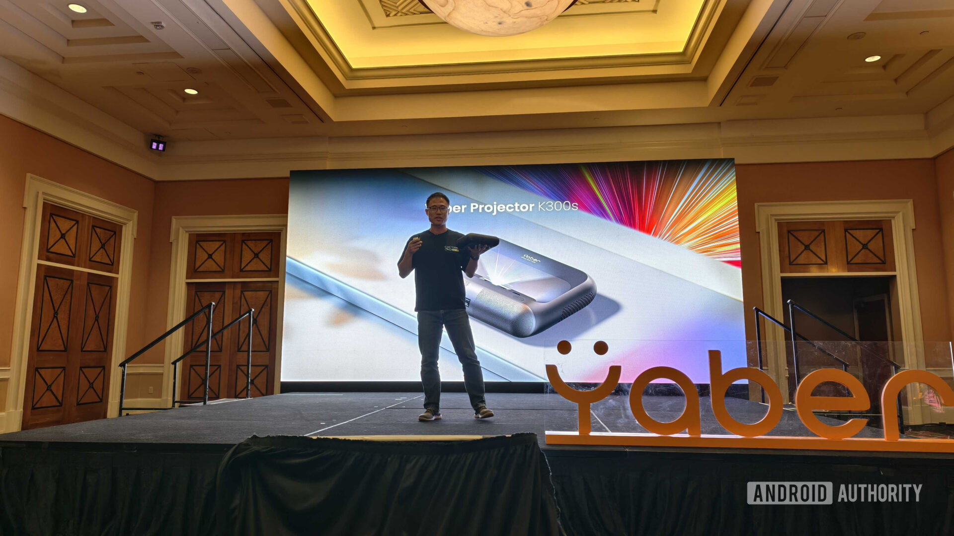 The Yaber K300s is a tiny projector that can paint your walls with a 100-inch cinematic display ...