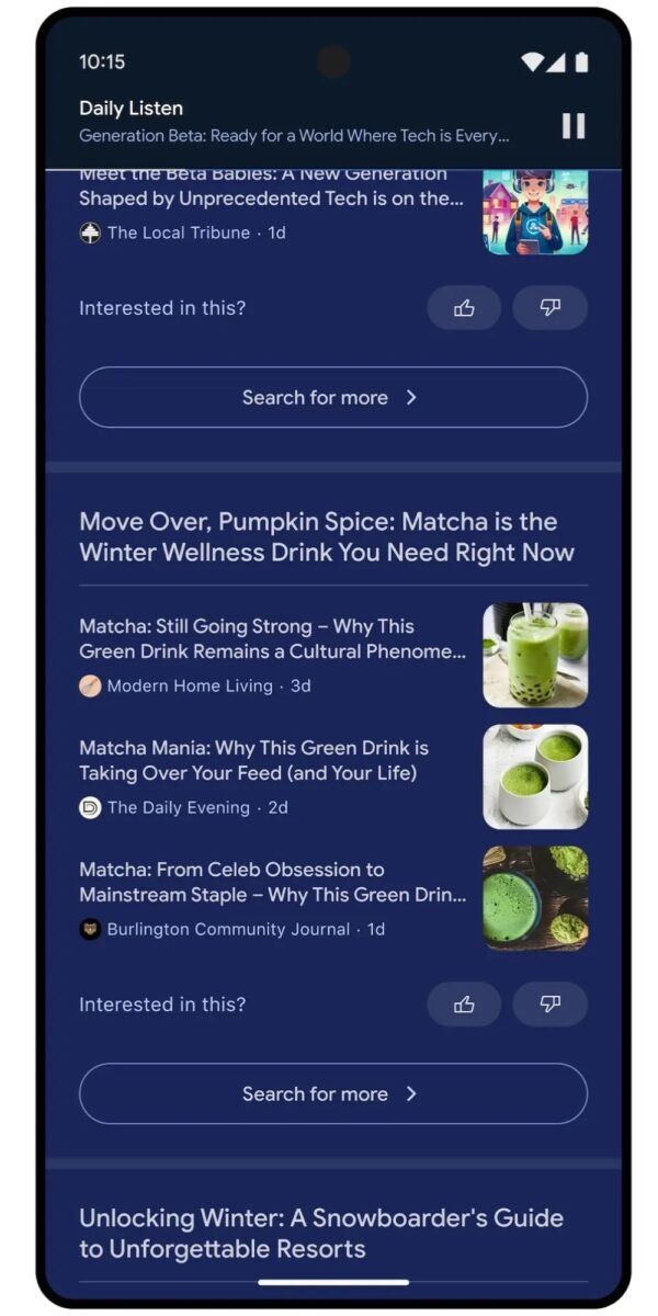 Google catches you up with 5-minute Daily Listen news summaries ...