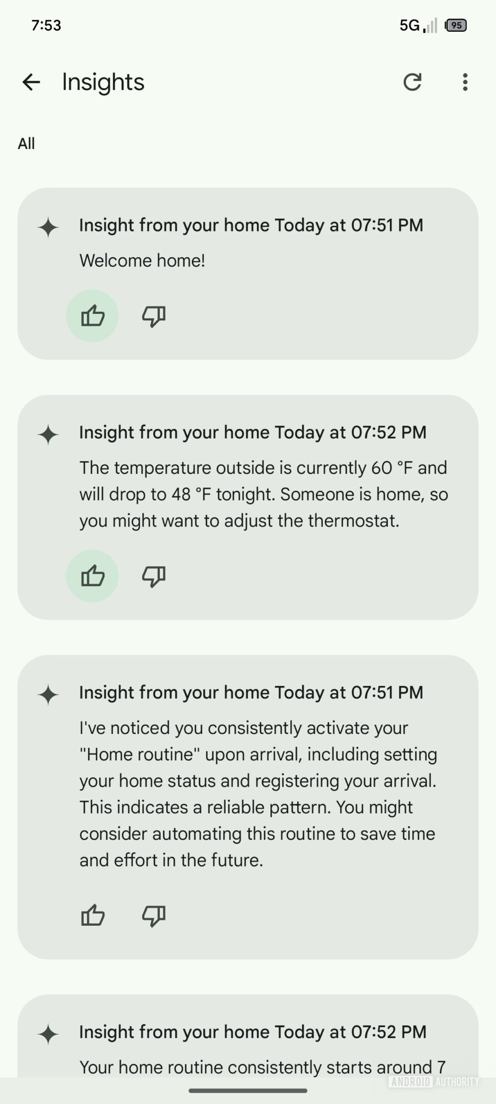 Google Home AI insights could give you tips on your smart home ...