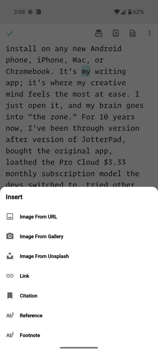 Forget SimpleNote and iA Writer, this is the writing app I've sworn by ...