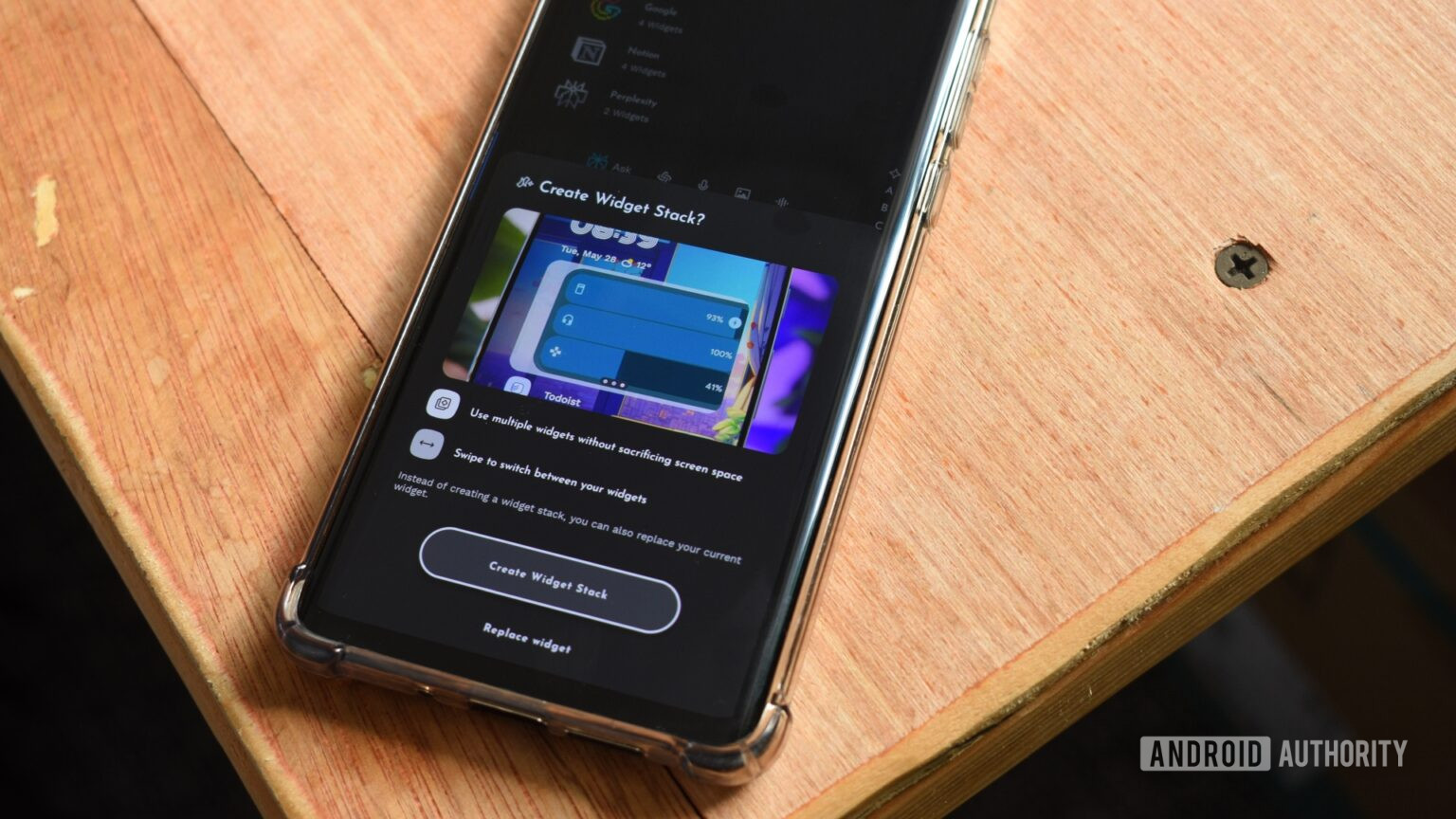 How to enable widget stacking on your Android phone - Android Authority
