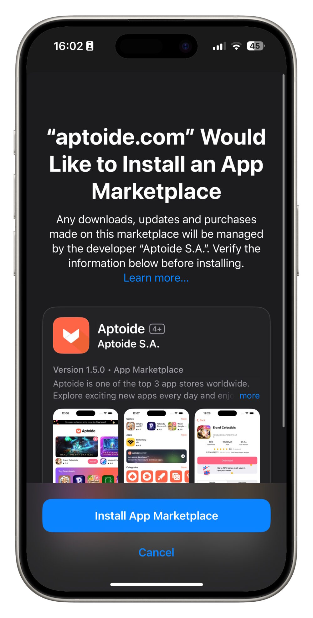 Aptoide launches its iOS Game Store with App Versions feature