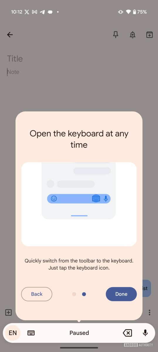 Google brings Gboard's voice typing to the forefront with a dedicated toolbar