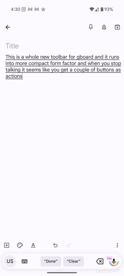 Google brings Gboard's voice typing to the forefront with a dedicated ...