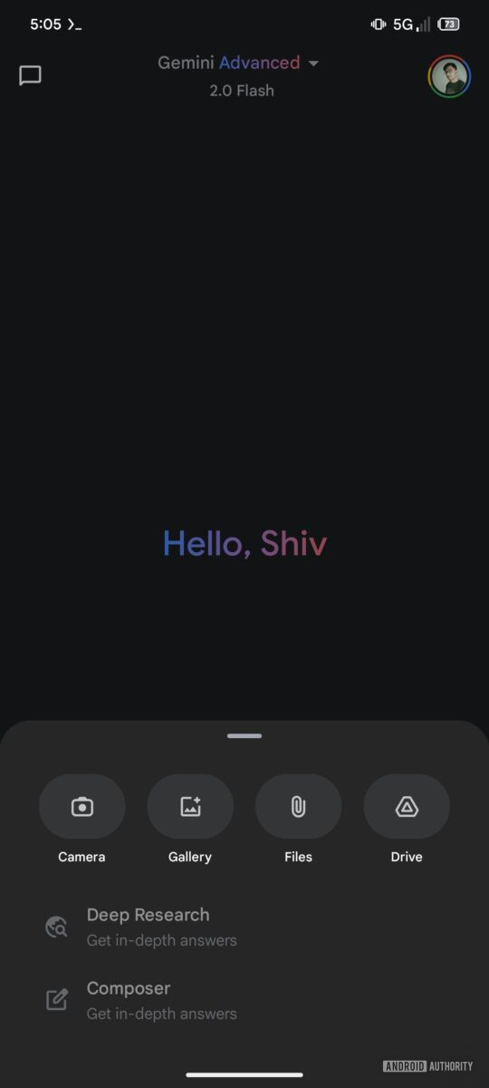 Here's an early look at Gemini's refreshed UI for attaching files (APK ...