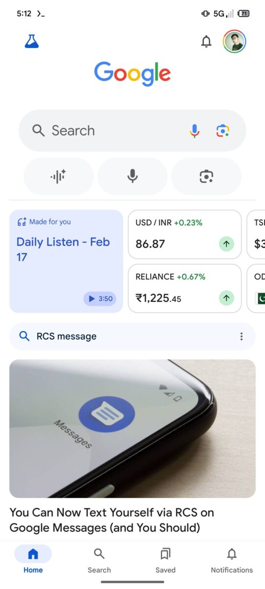 Google app preps for Search's AI Mode with a new selection of shortcuts ...