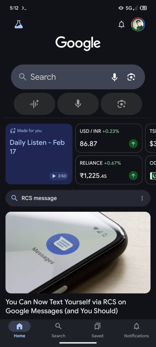 Google app preps for Search's AI Mode with a new selection of shortcuts ...