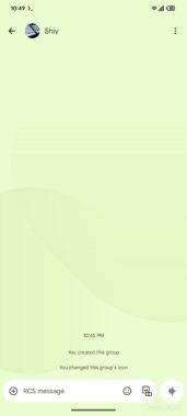 Here's an early look at Google Messages' custom RCS group chat icon ...