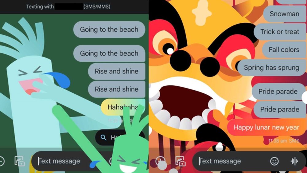 These are my favorite Google Messages Screen Effects - Android Authority
