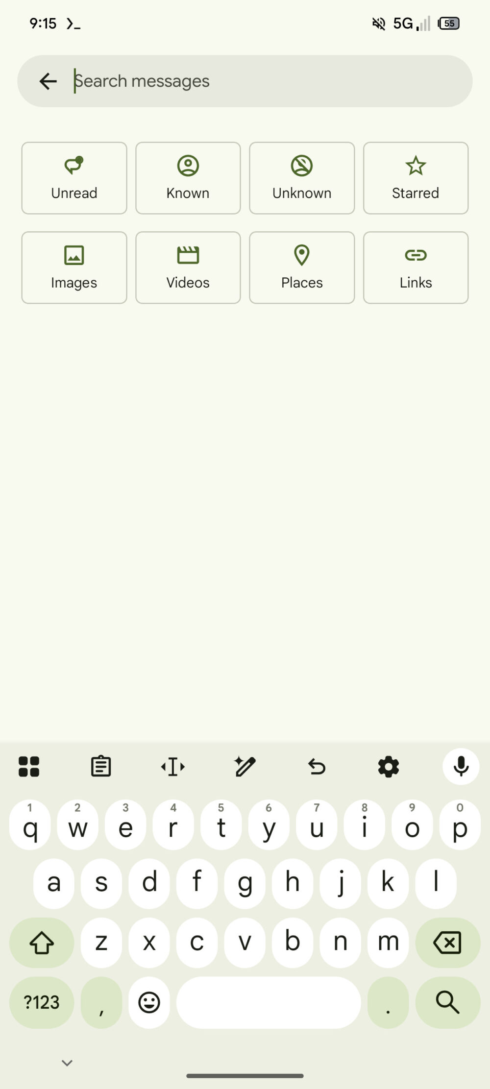 Google Messages preps a mini search makeover (APK teardown)