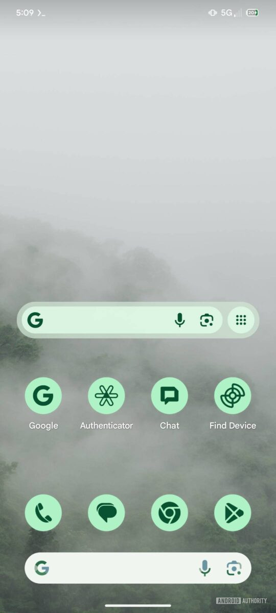 Google's Search widget is testing an even better shortcuts button (Updated)