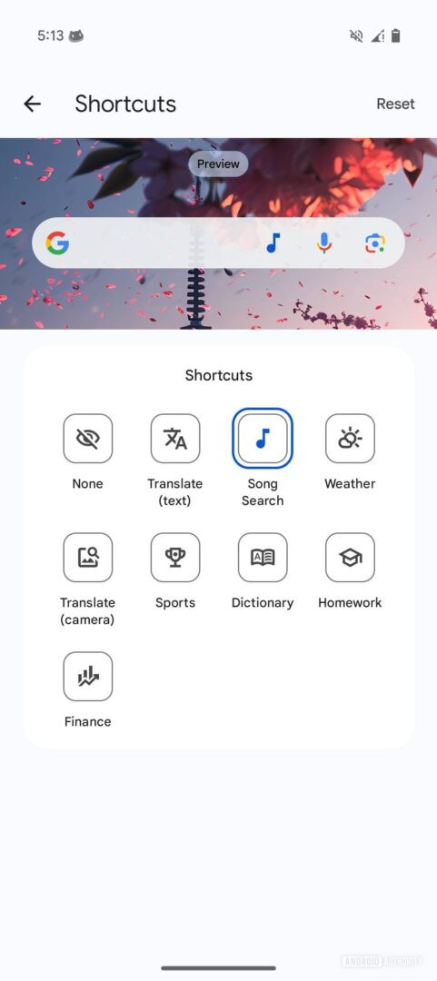 Google's Search widget is testing an even better shortcuts button (Updated)