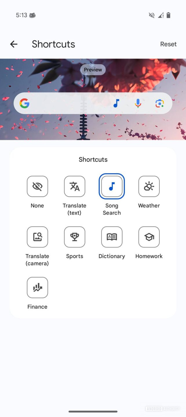 Google's Search widget is testing an even better shortcuts button (Updated)