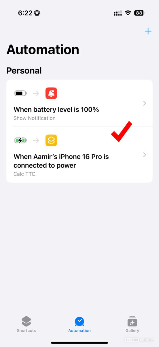 iPhones are still missing an Android-like charging estimate, so someone ...
