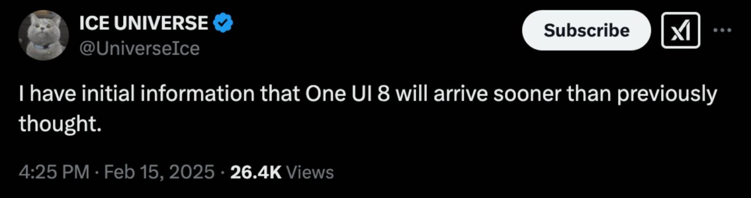 Samsung could make up for One UI 7 delay by releasing One UI 8 earlier ...