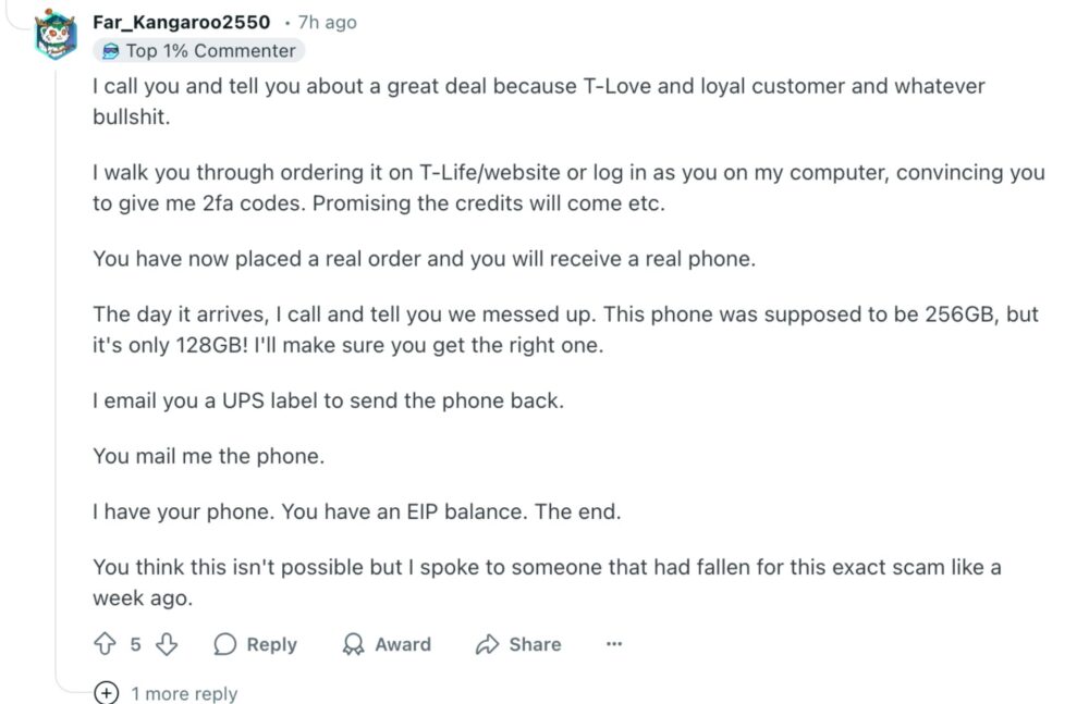 T-Mobile users beware: New scam tricks customers into returning 'free ...