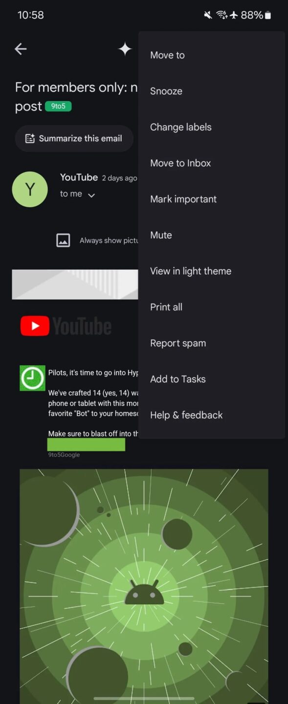 Google unifies Gmail's UI with even more menu icons - Android Authority