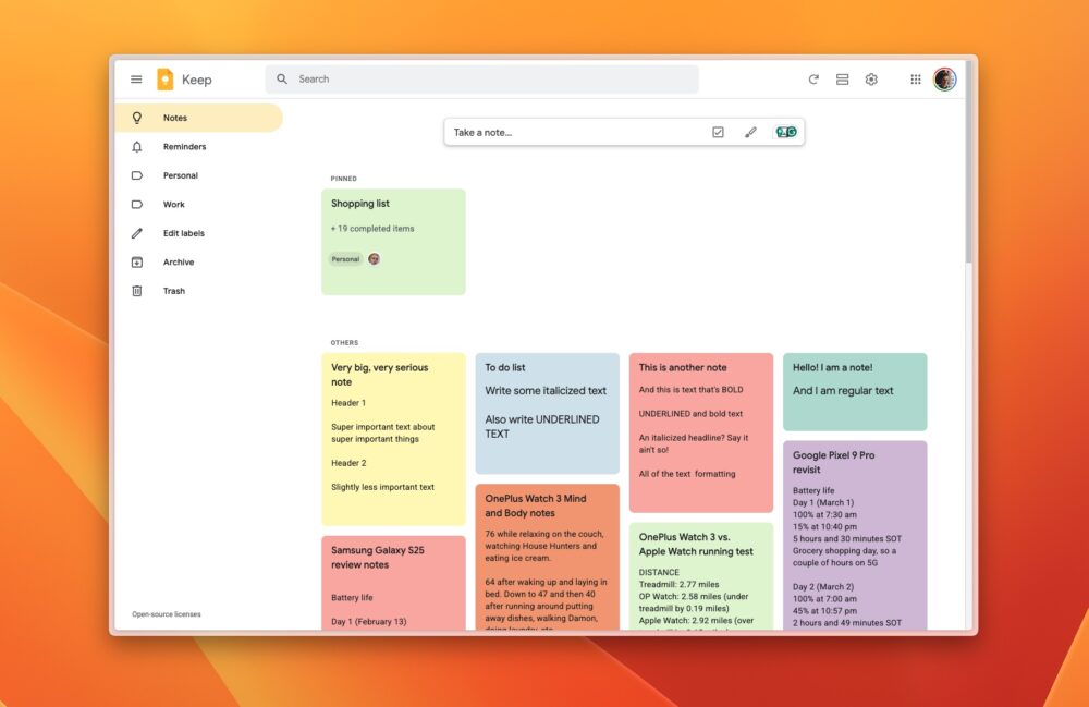 I love Google Keep, but this one little thing is driving me crazy