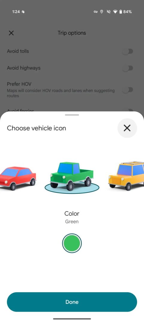 Google Maps vehicle icons are getting great new custom options - Android Authority