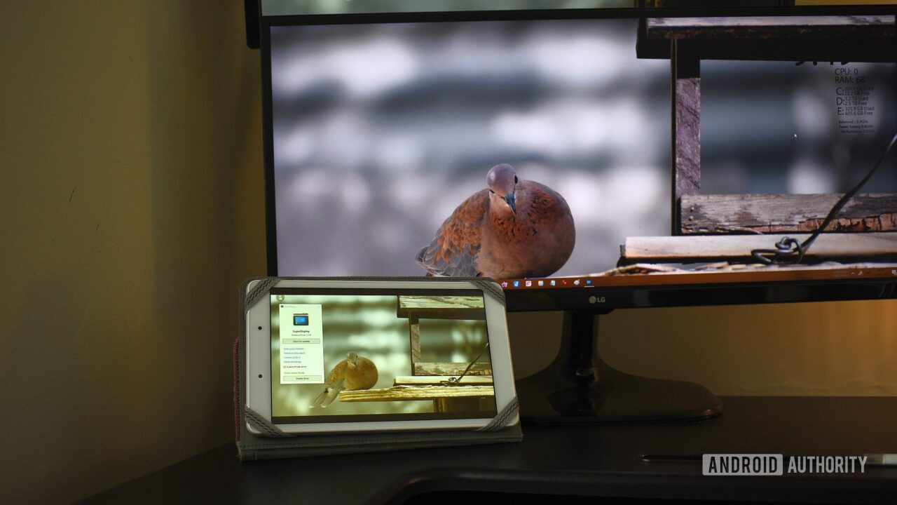 I turned my Android tablet into a portable monitor, and you can too