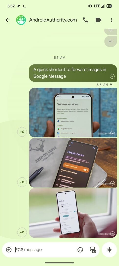 Google Messages preps to fast-forward your forwards (Updated: Rolling ...