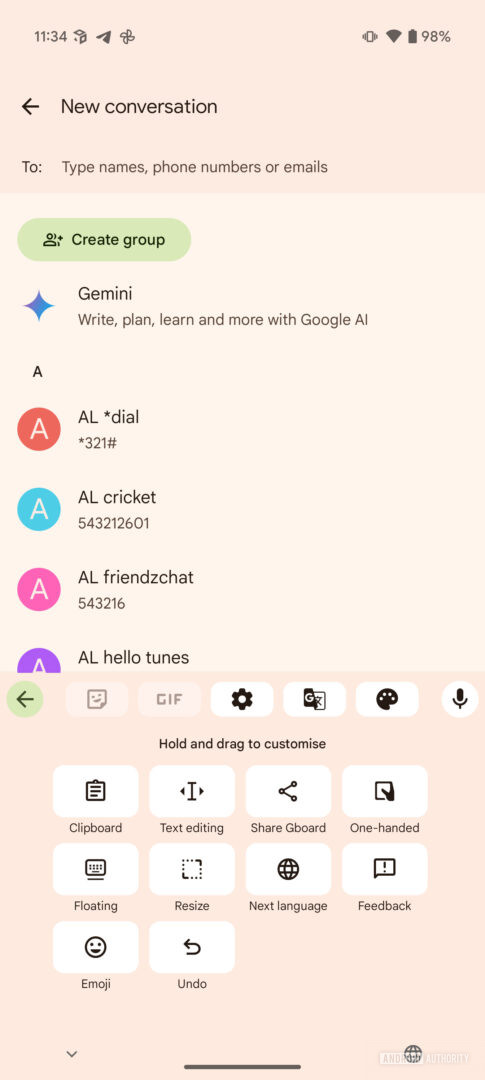 Gboard's undo/redo buttons are here, and here's why you'll want to use them