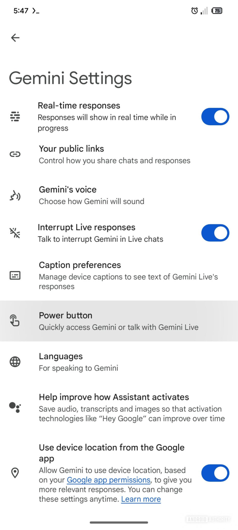 Gemini Live is ready to overtake your Android phone's power button ...
