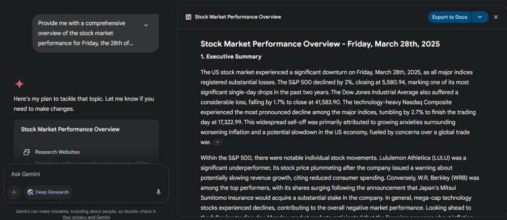 I tested the new Deep Research version and it's surprisingly good