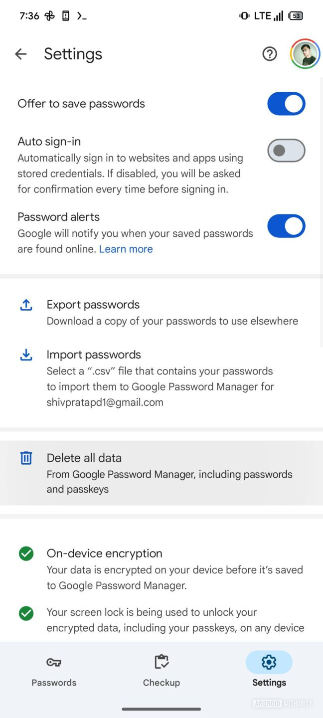 Google Password Manager is making it easier to wipe all saved ...