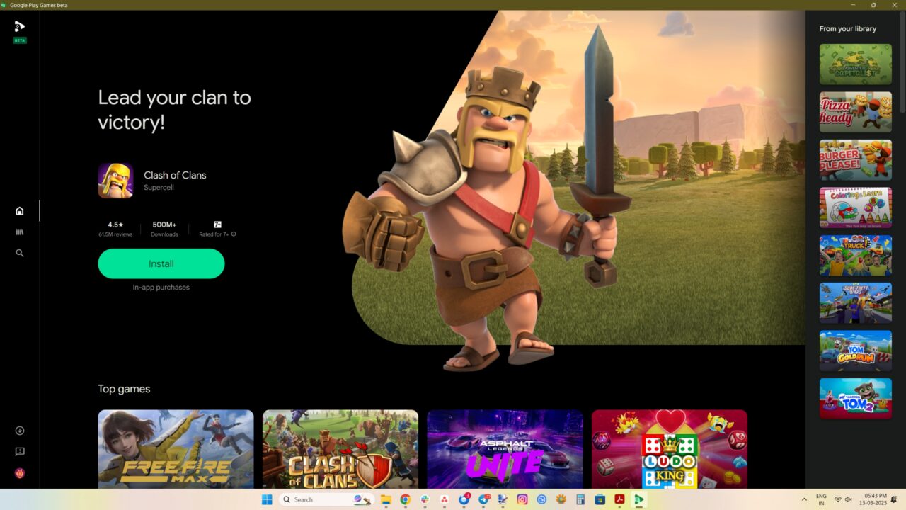 Google Play Games on PC is adding a game sidebar and more!