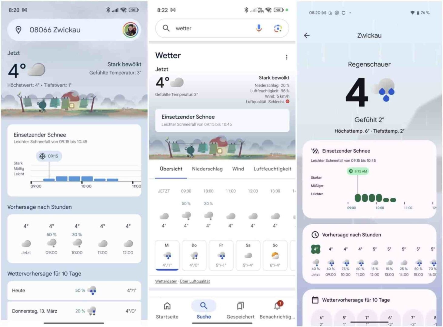 Google's Pixel Weather app begins testing snowfall forecasts with ...