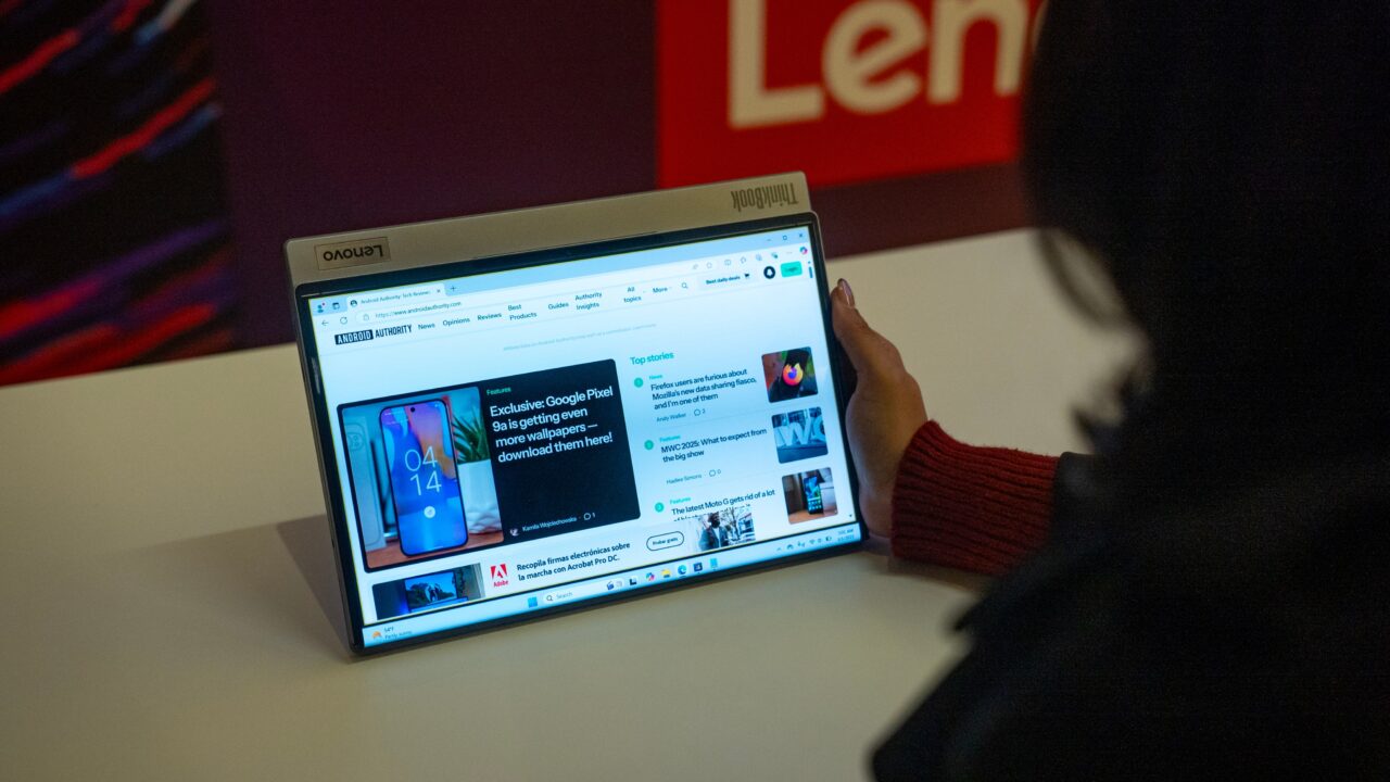 Lenovo ThinkBook Flip AI PC hands-on: A concept laptop built for two