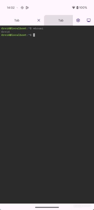 Android's Linux Terminal app adds tabs so you can multitask more easily ...