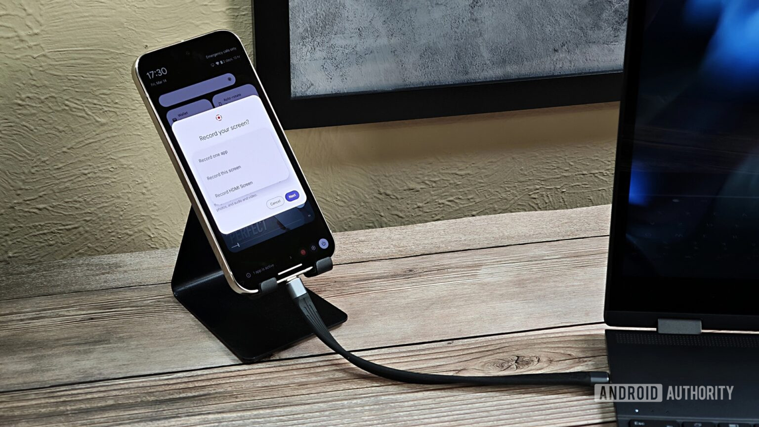 Android 16 lets you record what you're doing on an external monitor ...