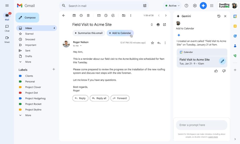 Gemini in Gmail is what finally convinced me to pay for Google’s AI
