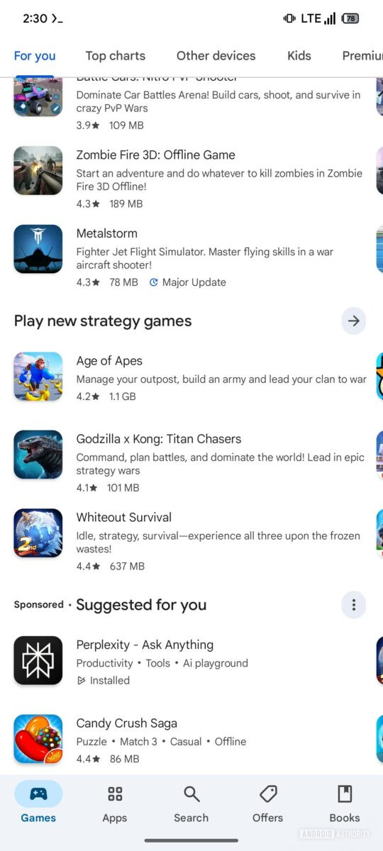 Play Store change could highlight app ratings and badges - Android Authority