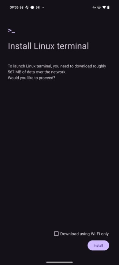 Google says its new Linux Terminal feature isn't a replacement for Android's desktop mode ...