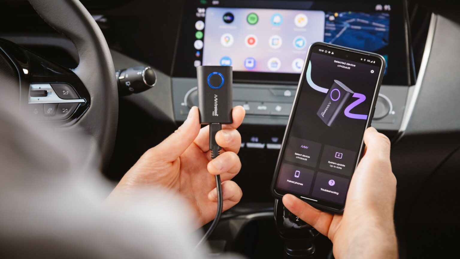 The best wireless Android Auto adapter gets even better and is now ...