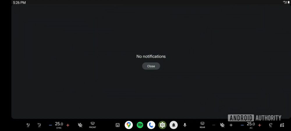Here's our first look at Android Auto's UI for climate controls!