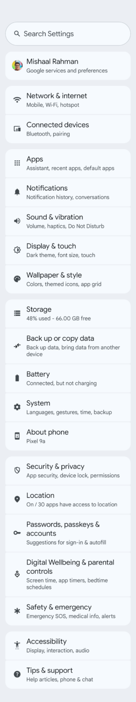 Google is preparing to make Android Settings a bit more colorful ...