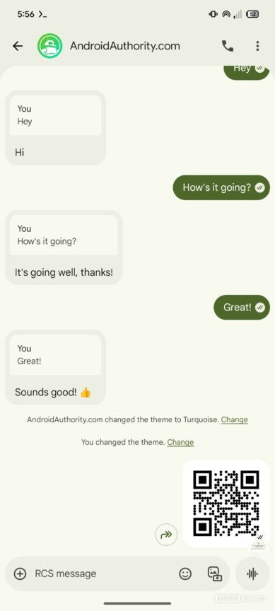 Google Messages experiments with a new, desaturated look