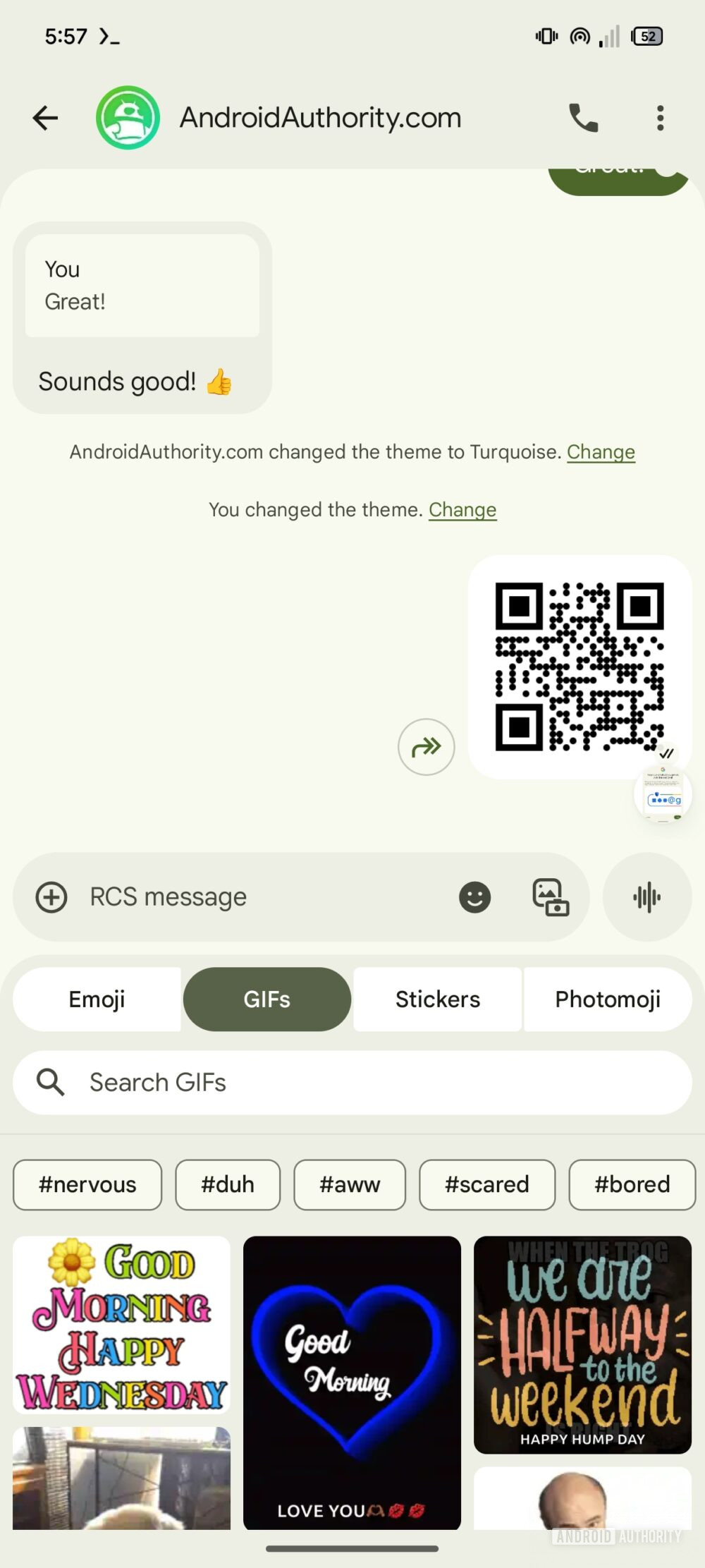 Google Messages experiments with a new, desaturated look